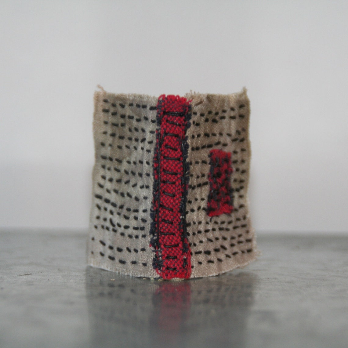 Beautiful Hand Stitched Book Art Book Eco Dyed Fabric Slow Stitched ...