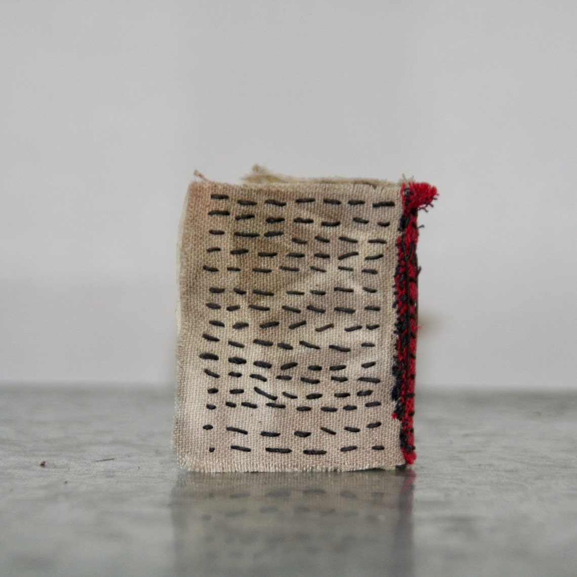 Beautiful Hand Stitched Book Art Book Eco Dyed Fabric Slow Stitched ...