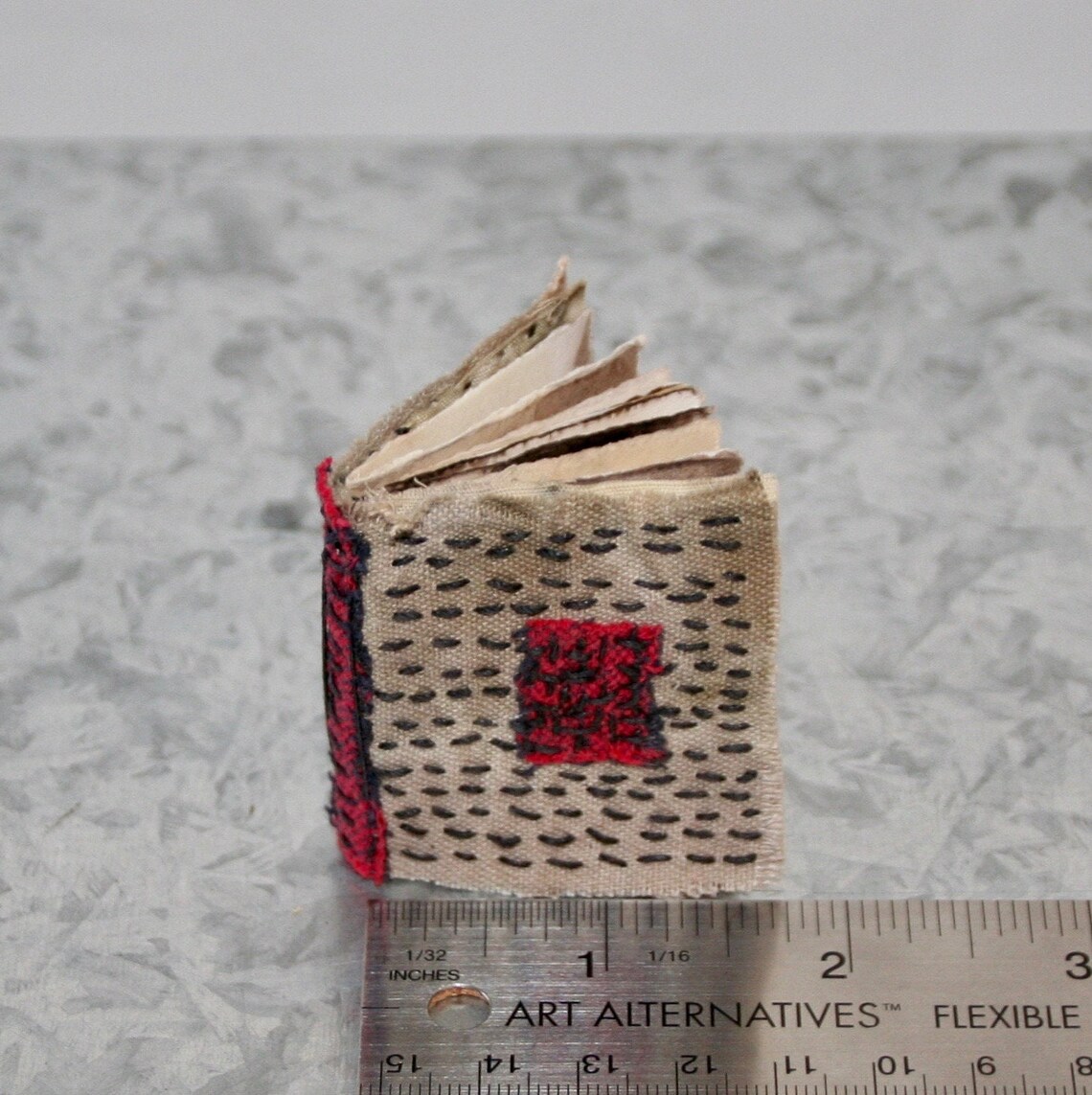 Beautiful Hand Stitched Book Art Book Eco Dyed Fabric Slow Stitched ...