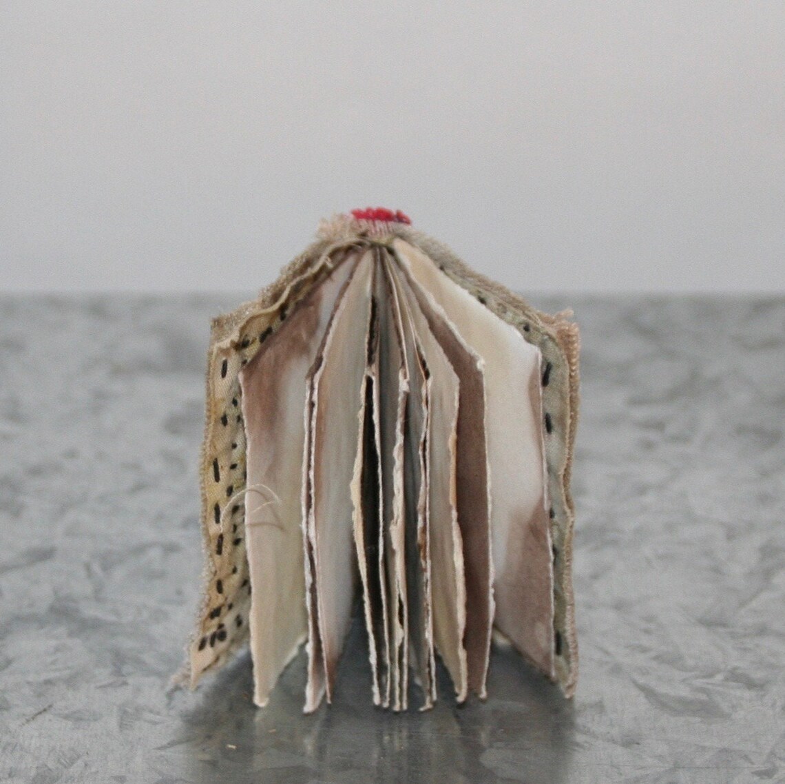 Beautiful Hand Stitched Book Art Book Eco Dyed Fabric Slow Stitched ...