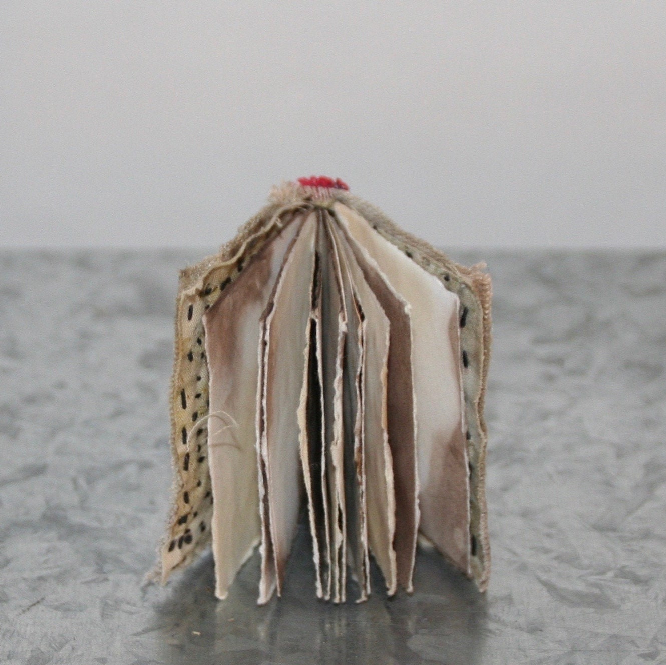 Beautiful Hand Stitched Book Art Book Eco Dyed Fabric Slow Stitched ...