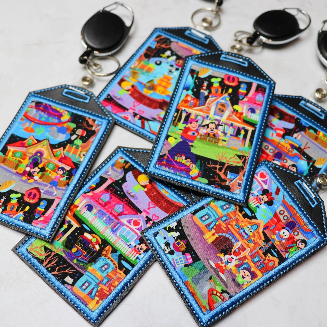 Toon Town ID Holder - Etsy
