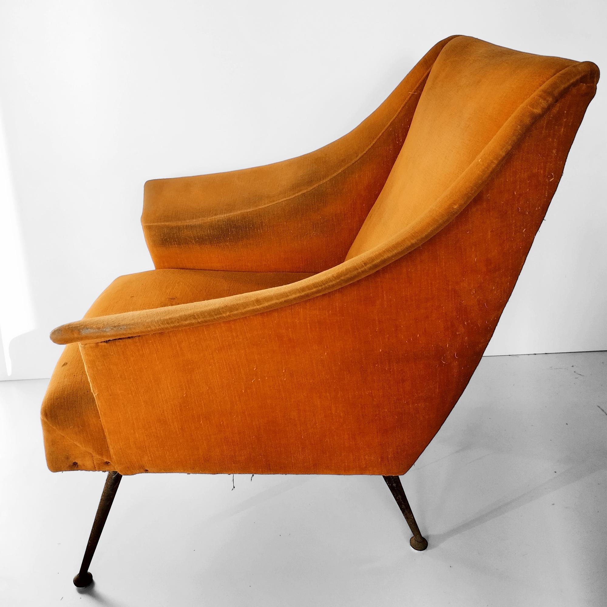 Poltrona / Poltroncina / Sedia Design Italiano, Mobile Vintage Anni 60/ ...