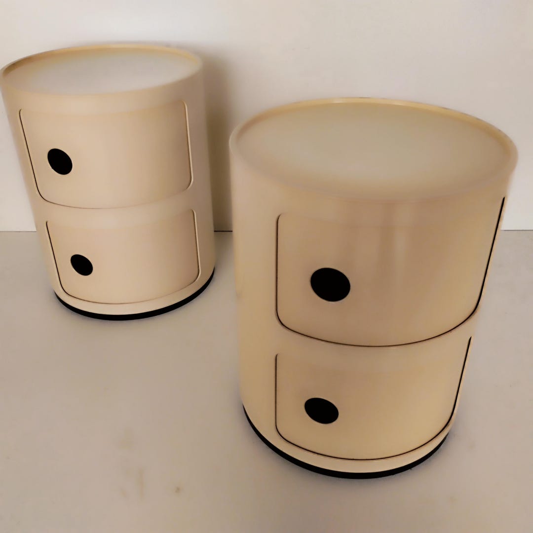 Anna Castelli, Kartell Mod. 4965-6-7 Serie "componibili" - Vintage ...