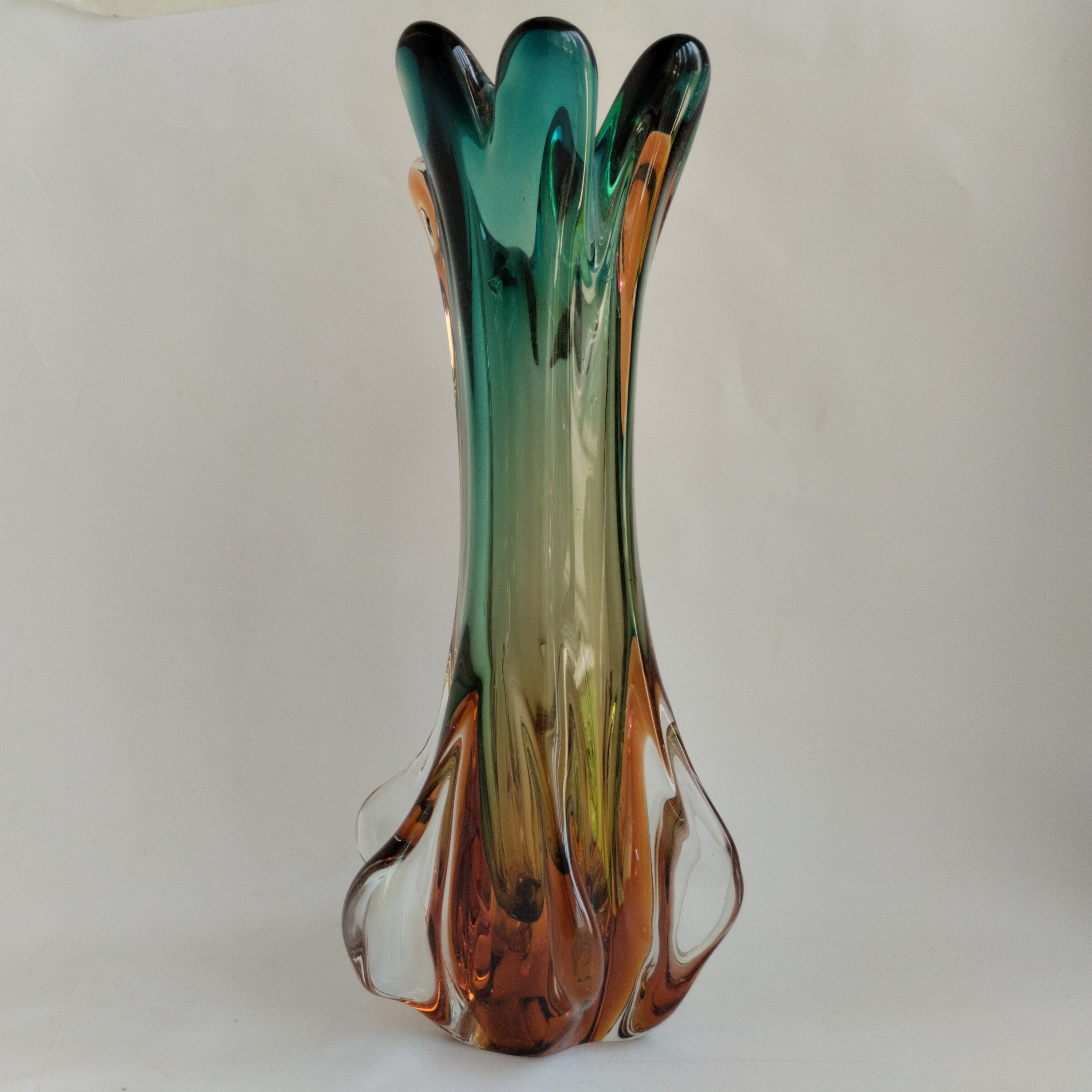 Murano Glass Vase, Lounge Style, Vintage 1960s - Etsy