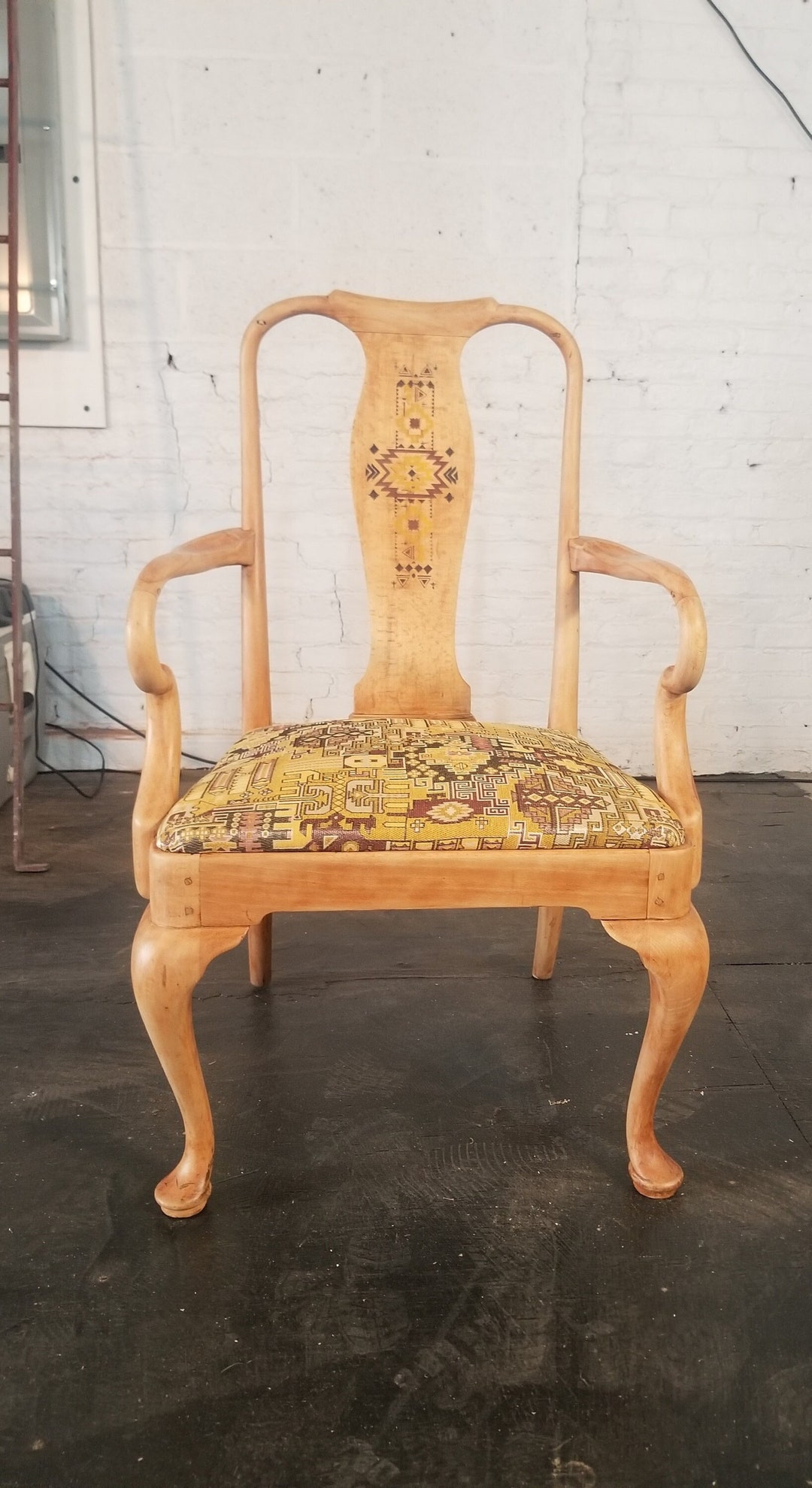 Antique Queen Anne Chair - Etsy