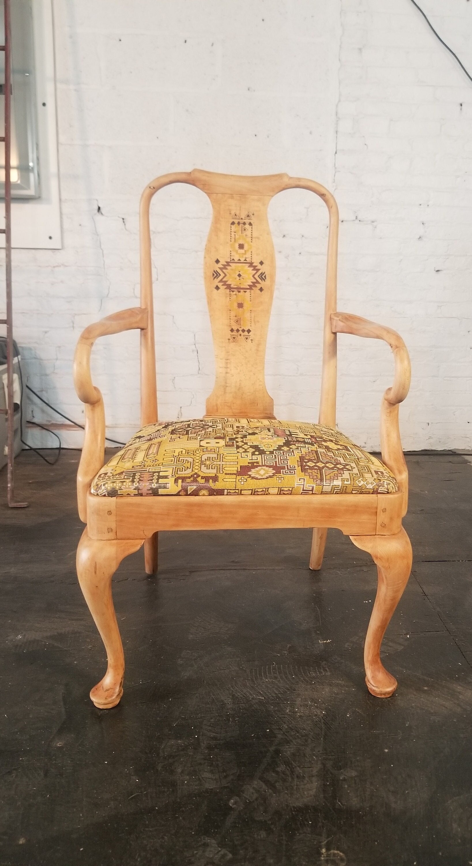 Antique Queen Anne Chair - Etsy