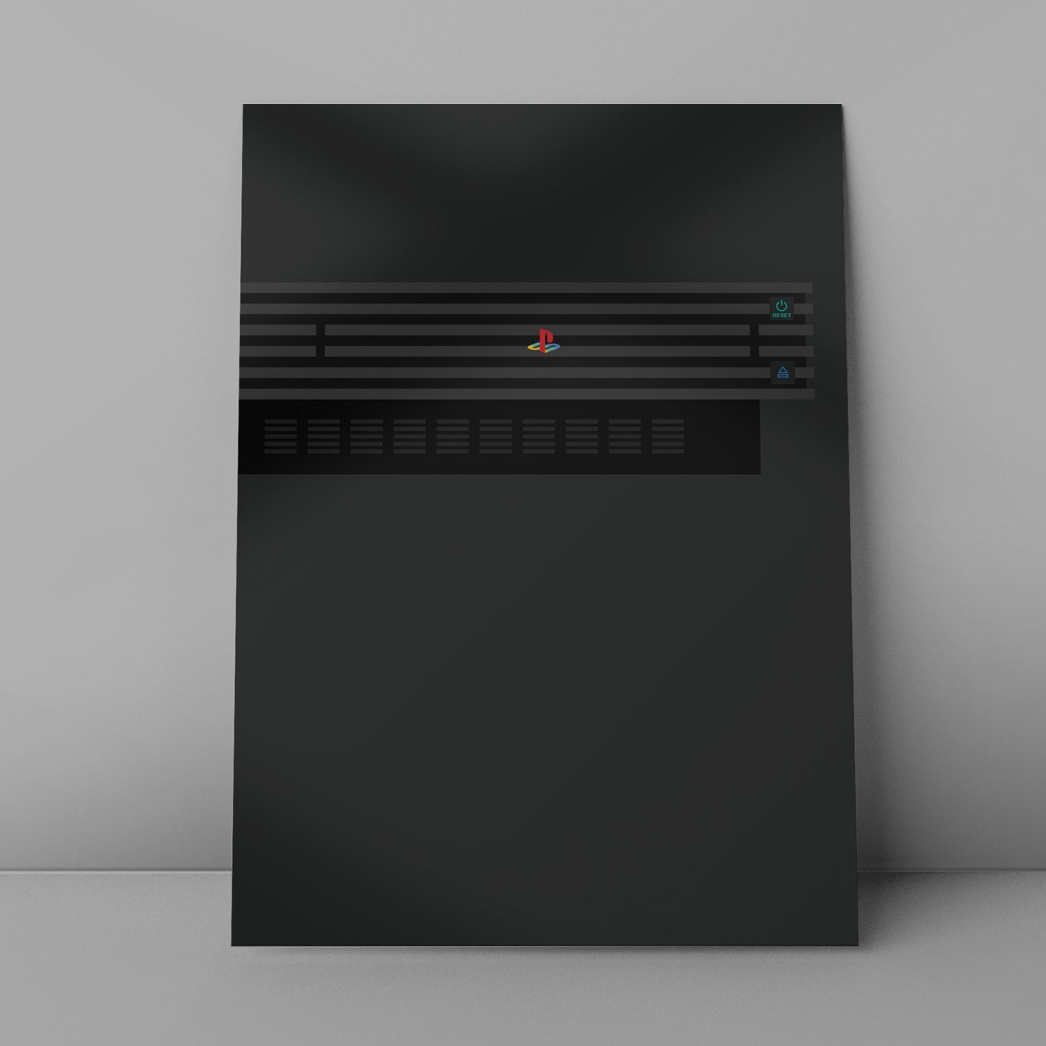 Playstation 2 Console Poster PS2 Art | Etsy