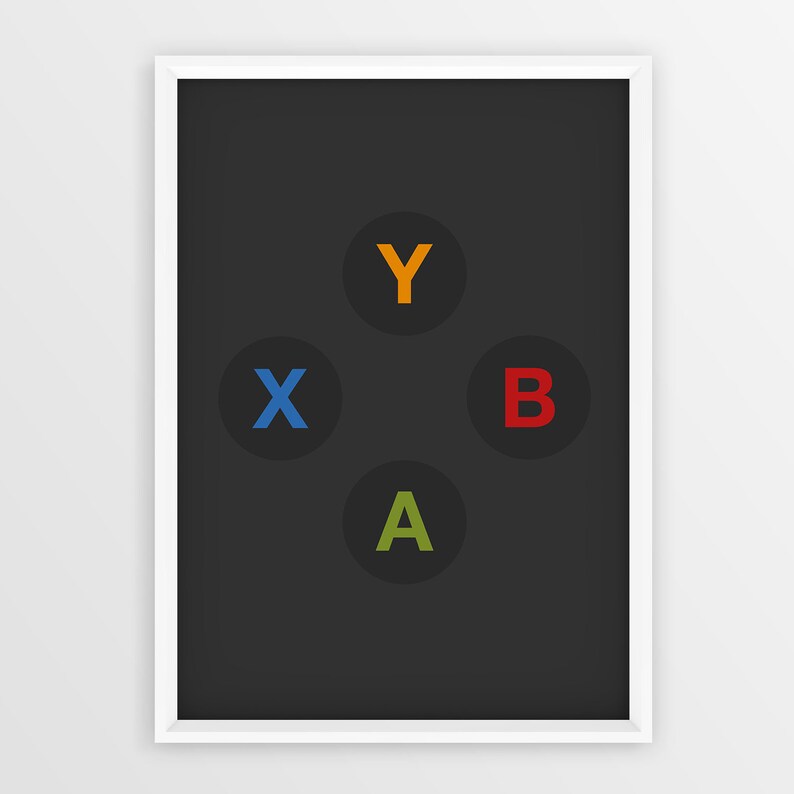 XBOX One Controller Poster, Xbox One - Digital Download, Print - Etsy
