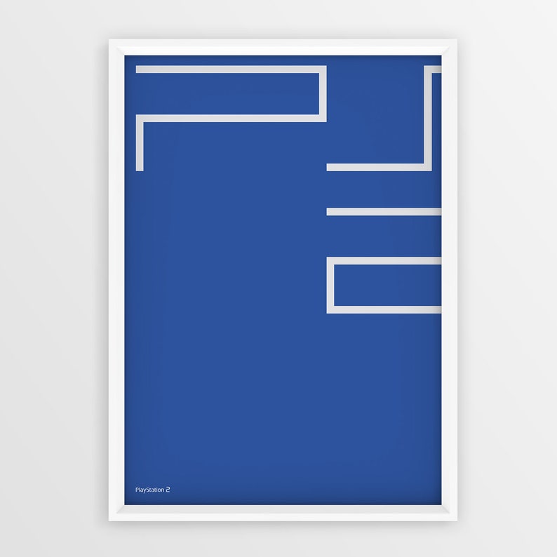 Playstation 2 Logo | Digital Download | Playstation Poster | Gaming ...
