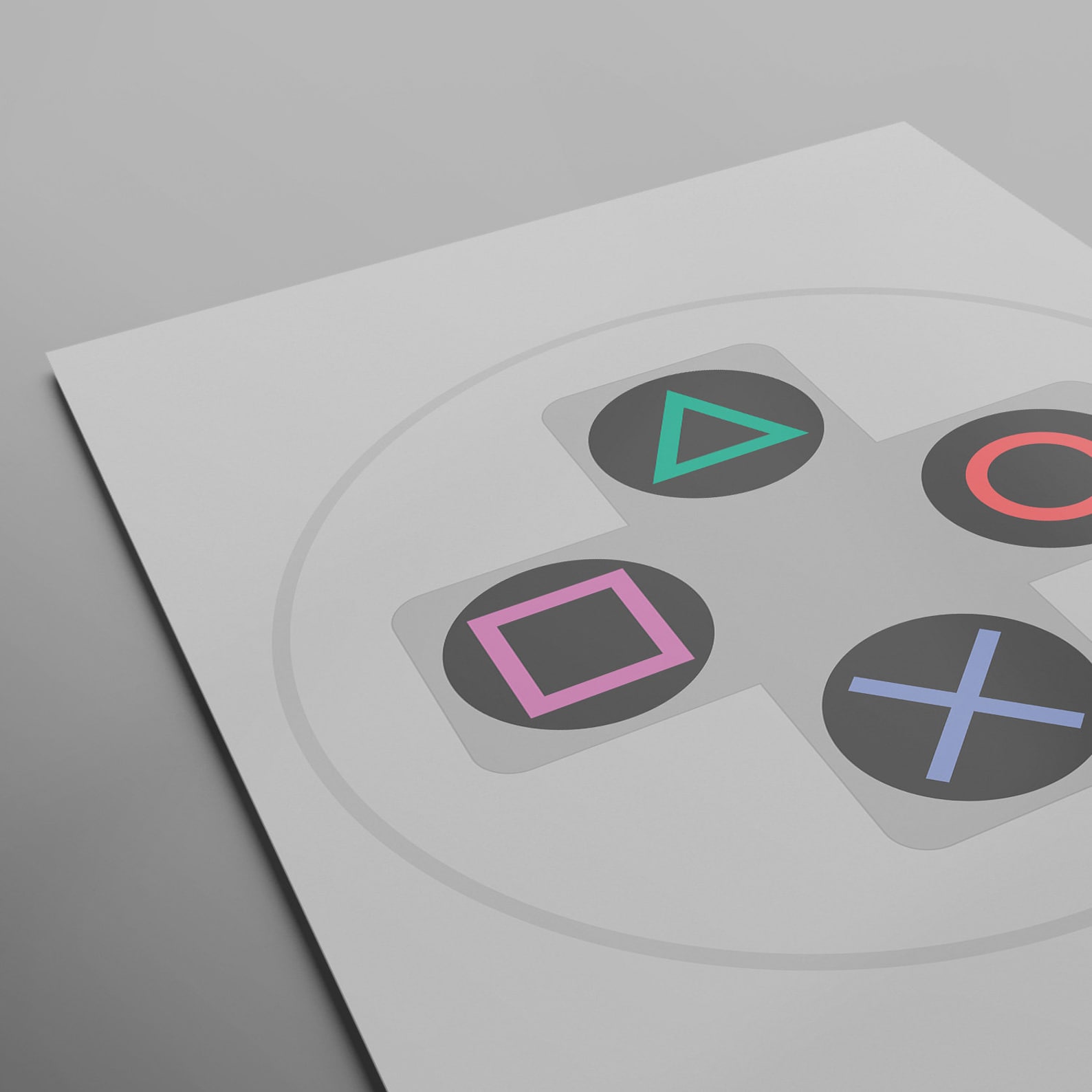 Playstation Print Game Poster Gaming Wall Art Boys Room Girls Room Boys ...