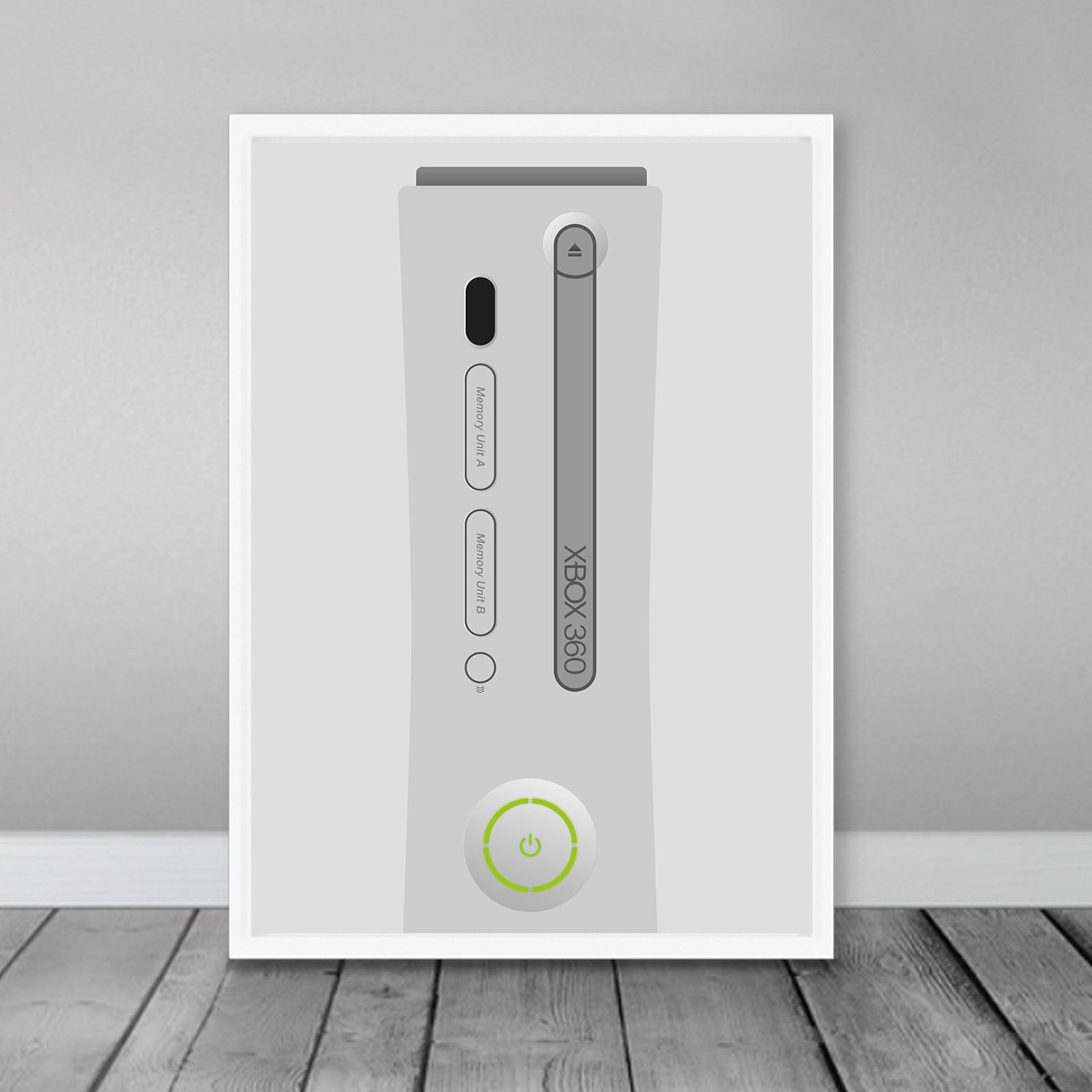 XBOX 360 Poster - Minimalist Wall Art, Video Game Poster, Retro Gaming ...