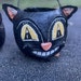 Vintage Inspired Halloween Cat Paper Mache Bucket - Etsy