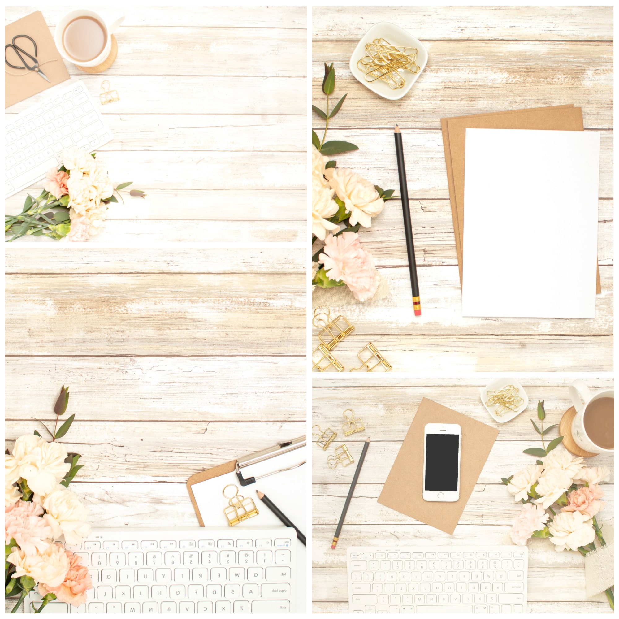 Neutral Mockup Bundle, 11 Digital Background Images, Card Mockup ...