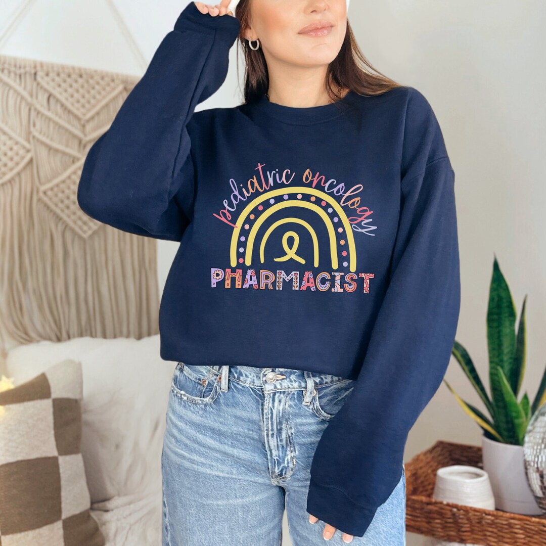 Pediatric Oncology Pharmacist Sweatshirt, Pharmd Graduation Gift ...