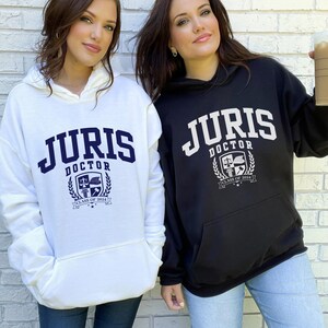 Graduation Crest Lawyer Hoodie Sweatshirt, Law School Graduate Law ...