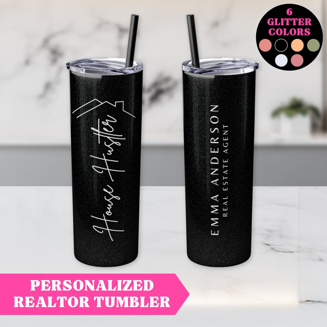 Personalized Realtor Tumbler, Custom Real Estate Tumbler, House Hustler ...