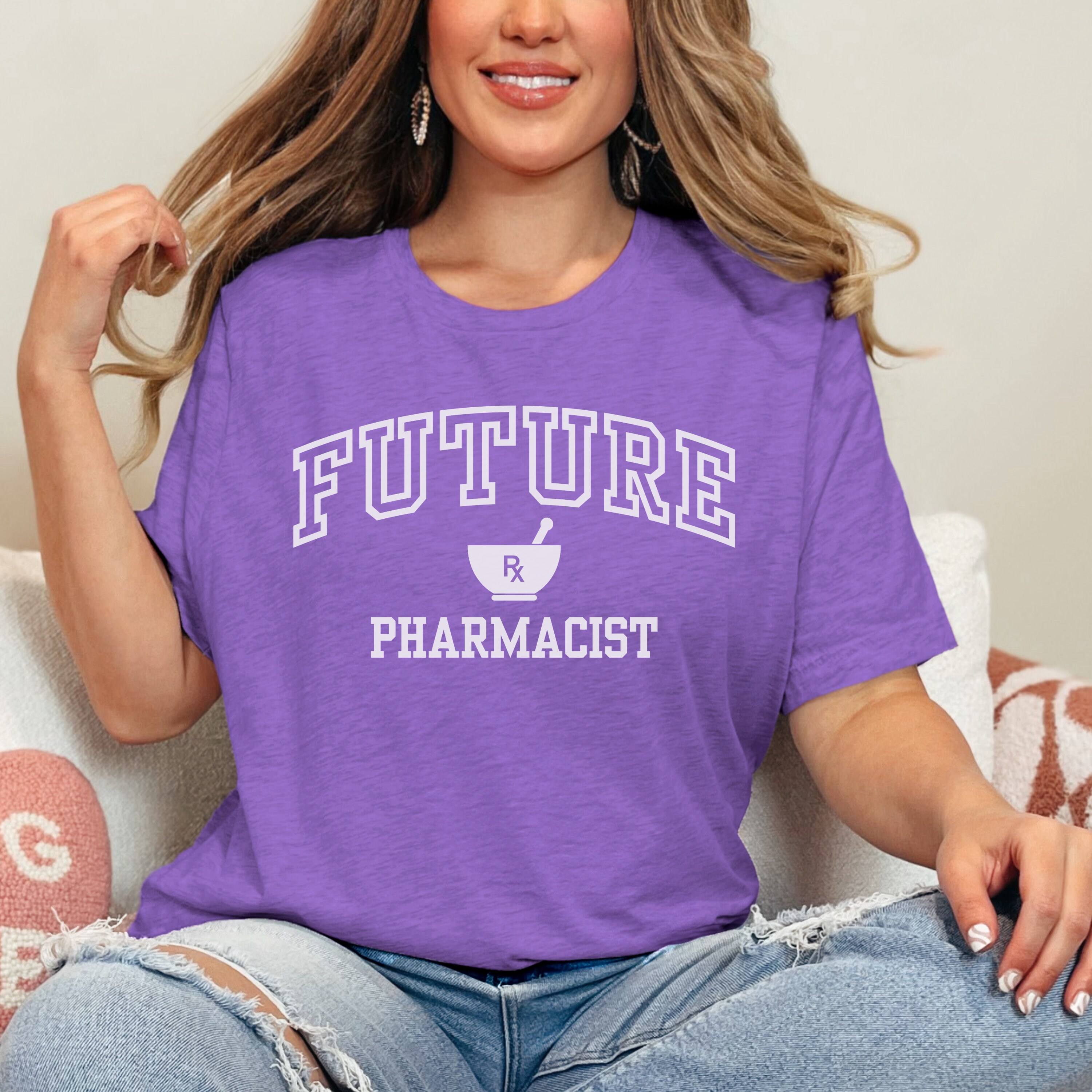 Varsity Letter Future Pharmacist Shirt, Future Pharmd Tshirt, Student ...