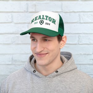Custom Realtor Trucker Hat, Personalized Realtor Merch, Real Estate ...
