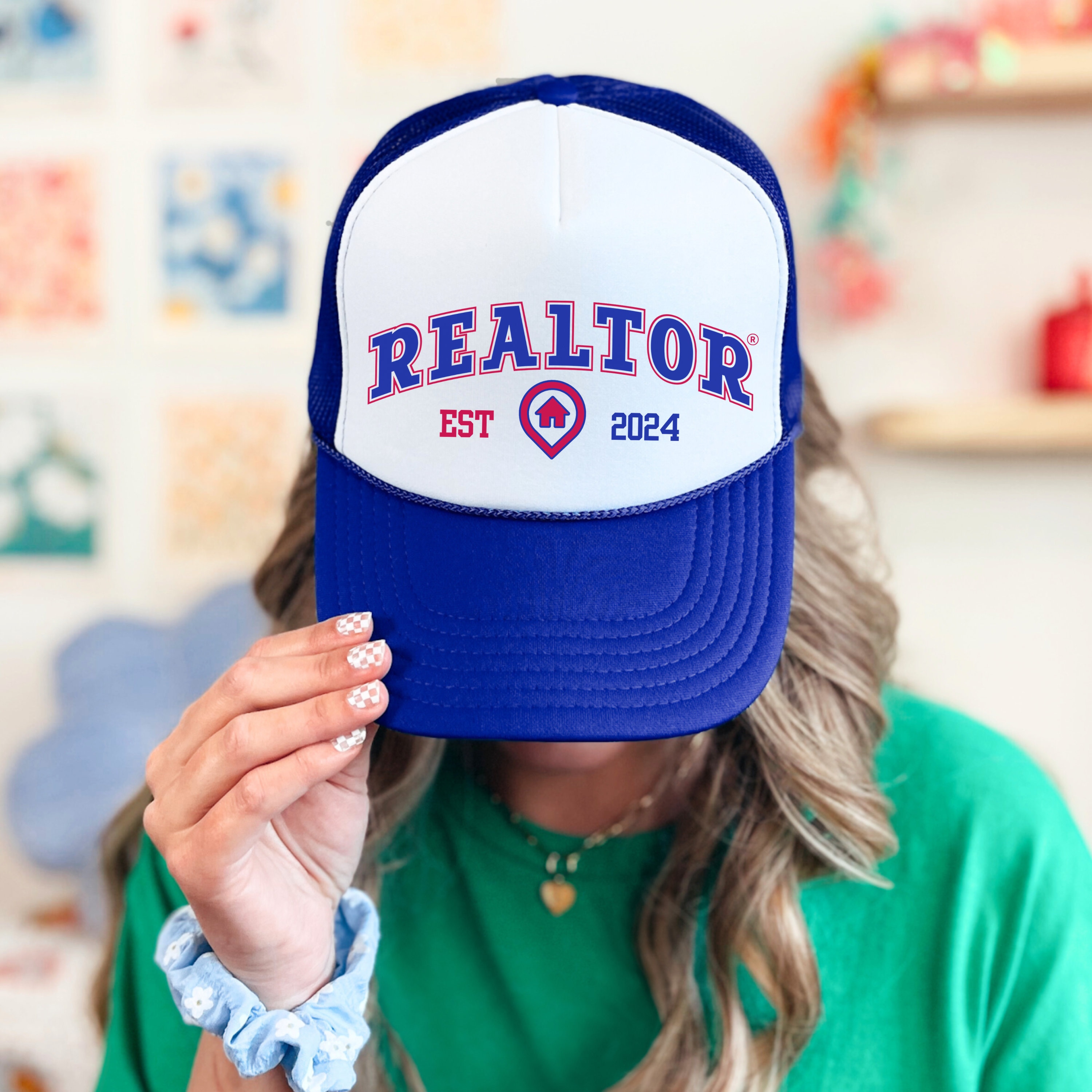 Custom Realtor Trucker Hat, Personalized Realtor Merch, Real Estate ...