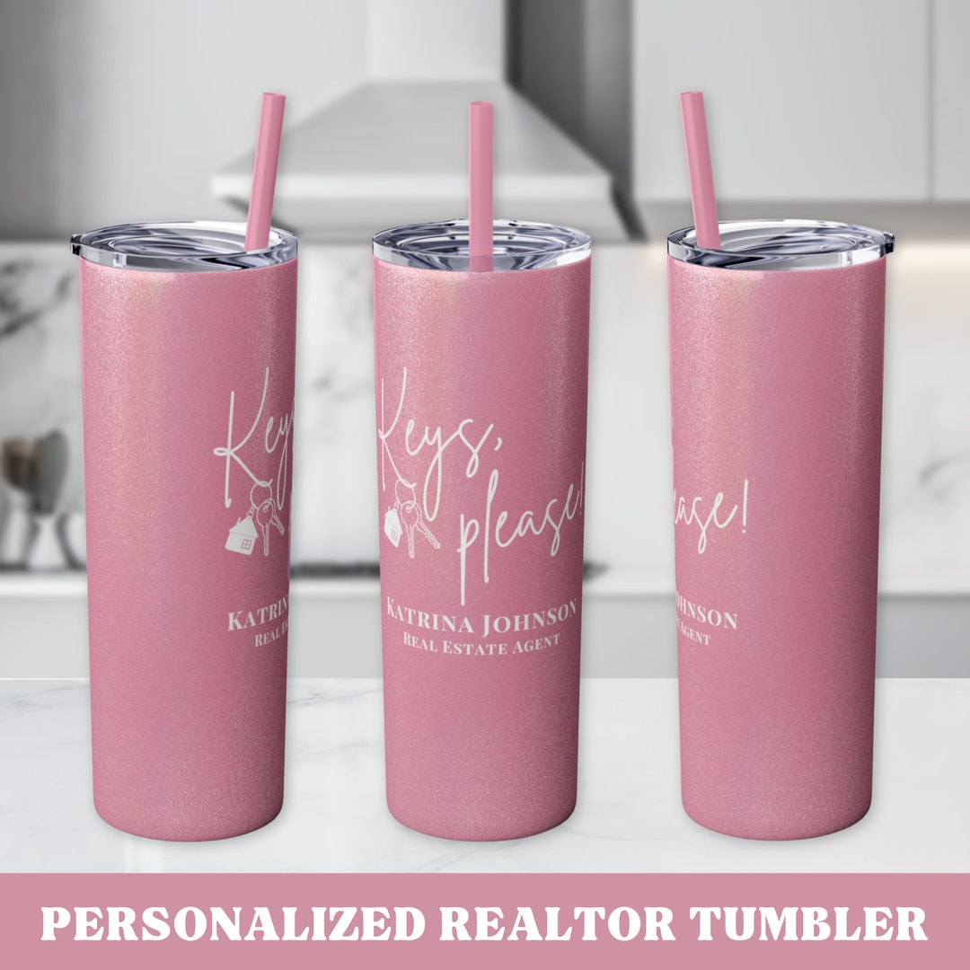 Personalized Realtor Tumbler, Custom Realtor Appreciation Gift, House ...