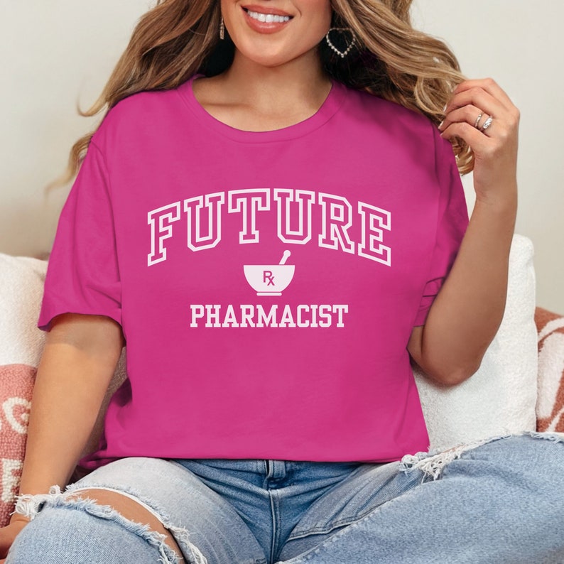Varsity Letter Future Pharmacist Shirt, Future Pharmd Tshirt, Student ...