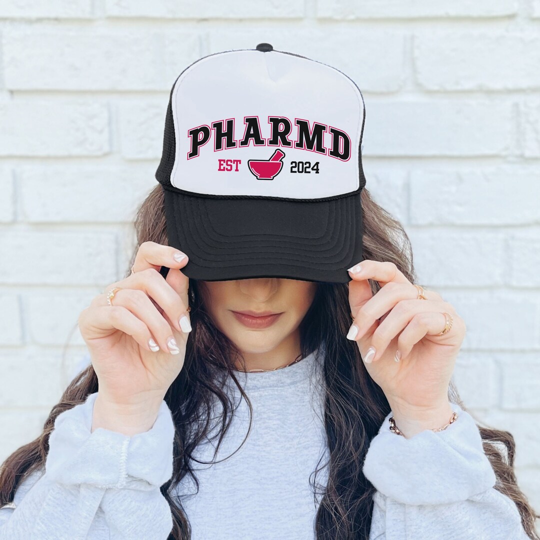 Custom Pharmacist Trucker Hat, Doctor of Pharmacy Graduation Gift, Rx ...