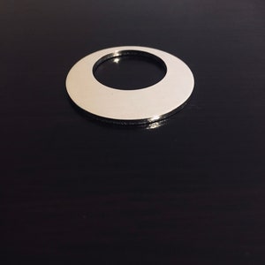 1 1/4" Washer With 3/4" off Center Stamping Blanks, Raw Aluminum Blank ...