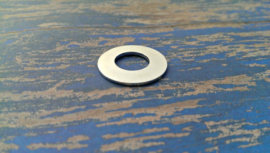 1" Washer With 1/2" Center Stamping Blanks, Raw Aluminum Blank, Washer ...
