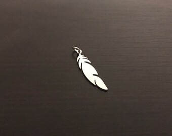 Lucky Feather Charm - Etsy