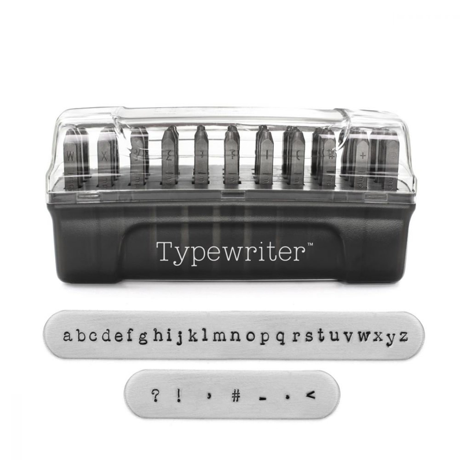 Impressart Signature Typewriter Letter Stamps, Lowercase, Metal Stamp ...