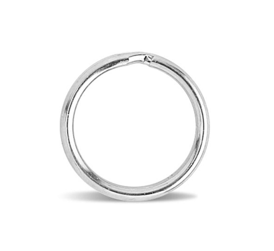 Impressart Stainless Steel Split Key Rings, 15mm, Metal Split Key Rings ...