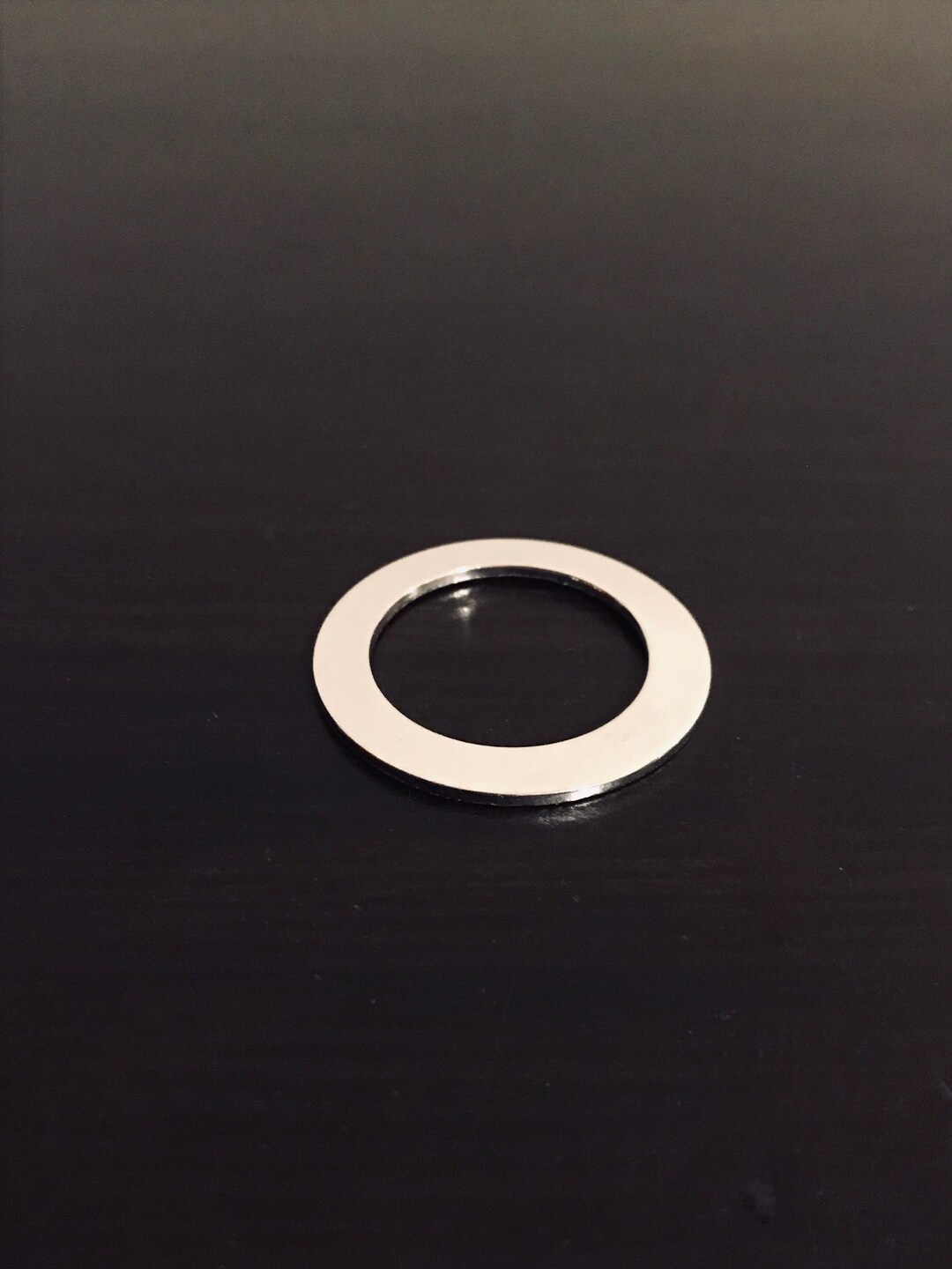 1 1/4" Washer With 7/8" Center Stamping Blanks, Polished Aluminum ...