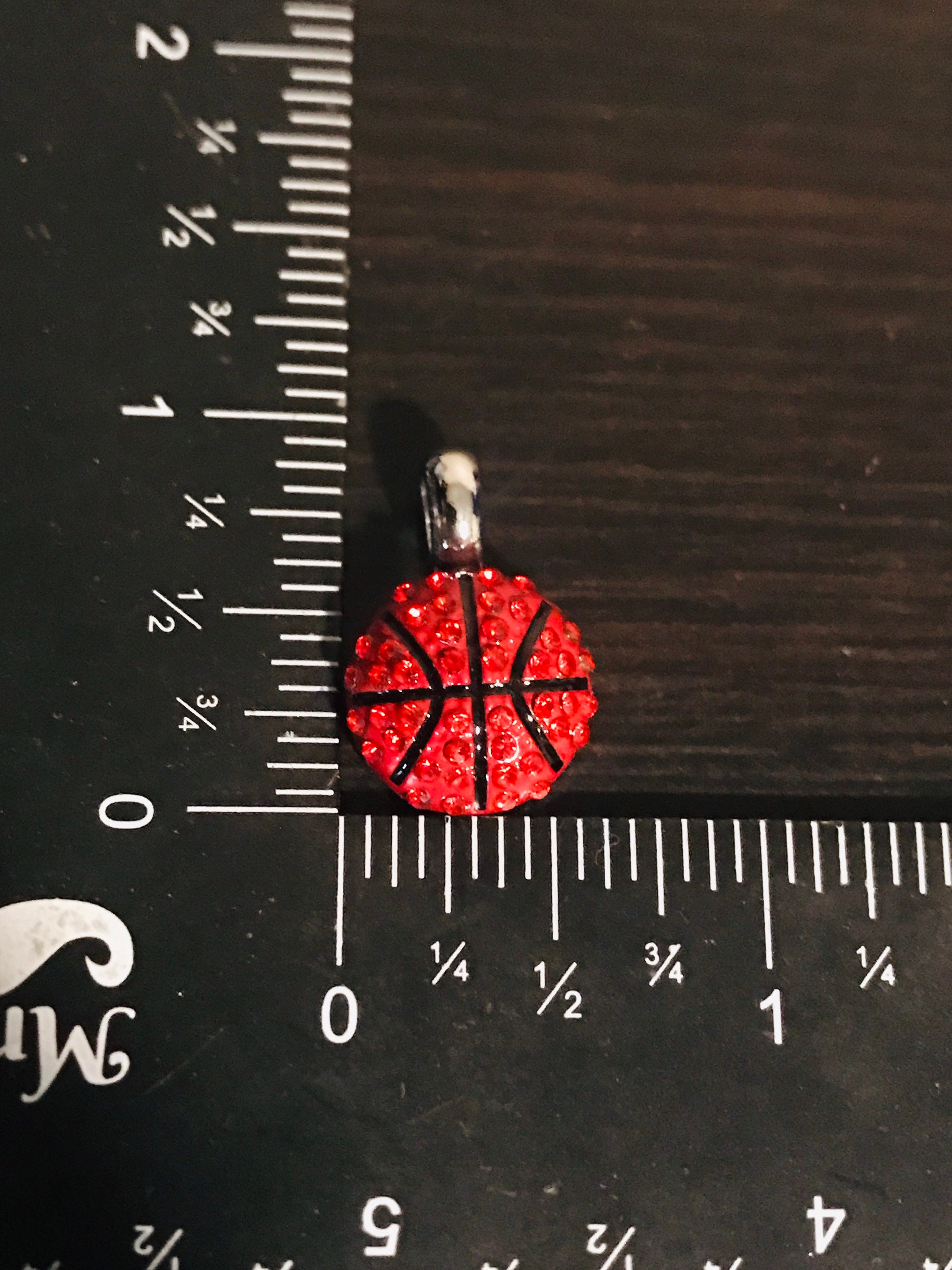 Rhinestone Sports Charm Charms and Pendants Sports Pendants | Etsy