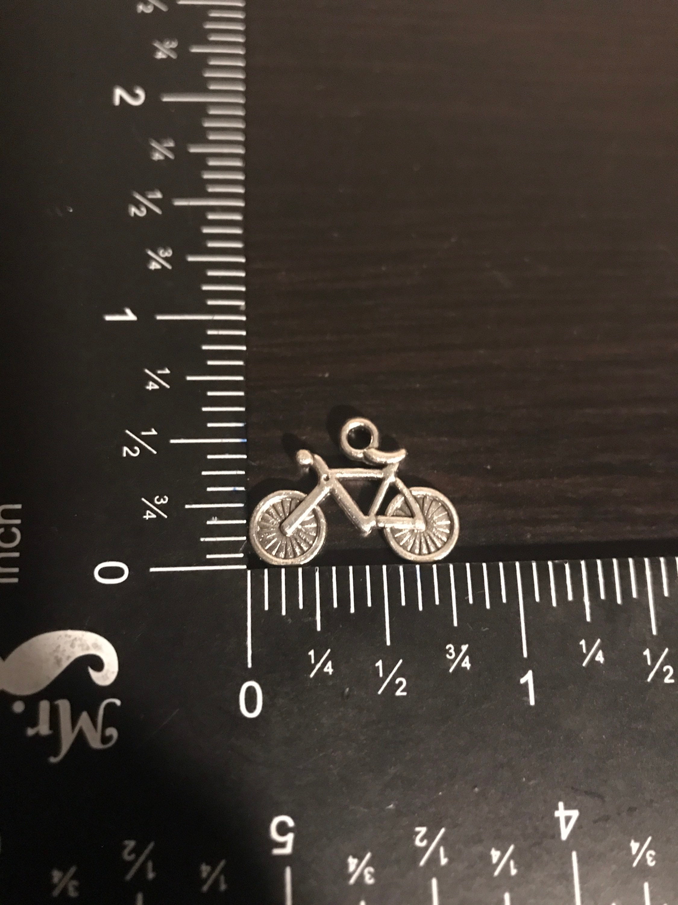 Bicycle Charm Charms and Pendants Bicycle Pendant Silver | Etsy