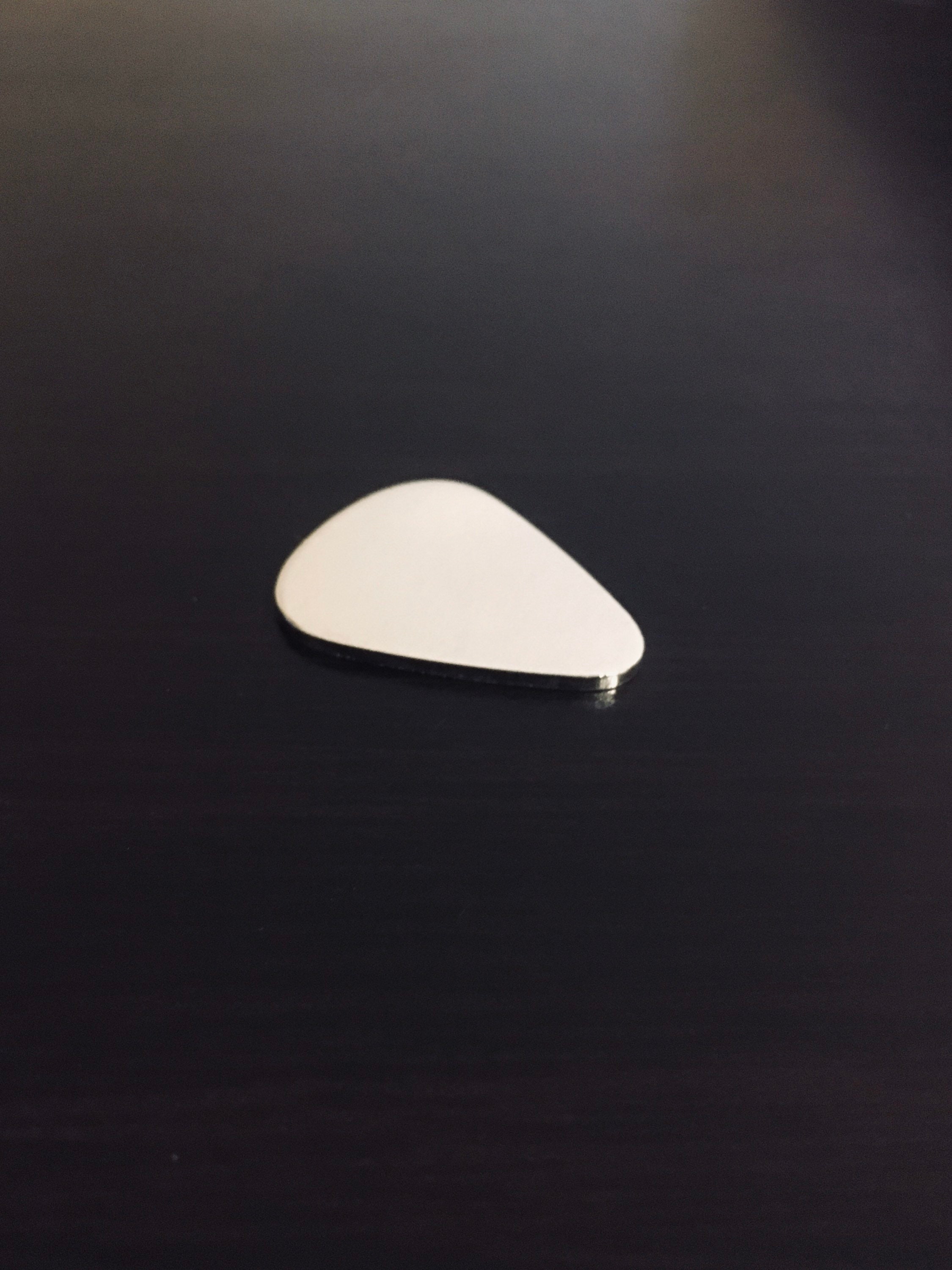 1 1/4" Guitar Pick Stamping Blanks, Raw Aluminum Blanks, Guitar Pick ...