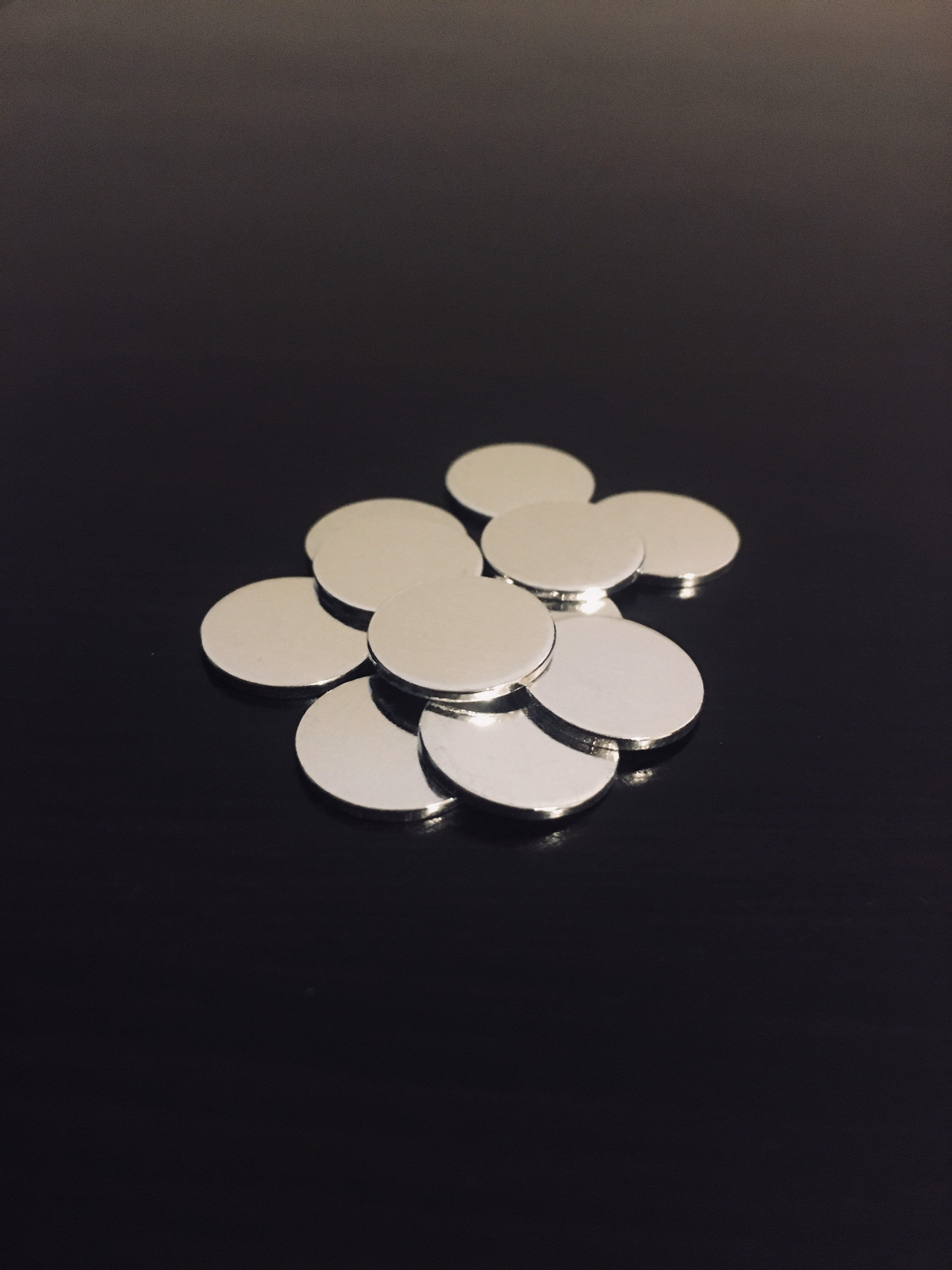 1 Round Stamping Blanks Polished Aluminum Blanks 1 - Etsy