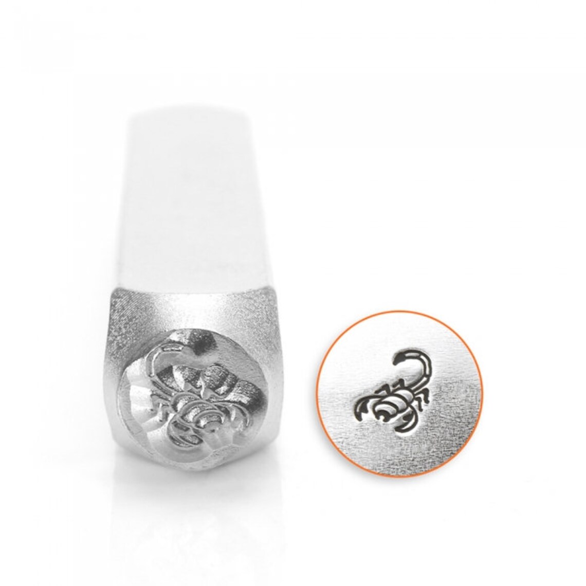 Impressart Scorpion Design Stamp 6mm Metal Stamp Design - Etsy