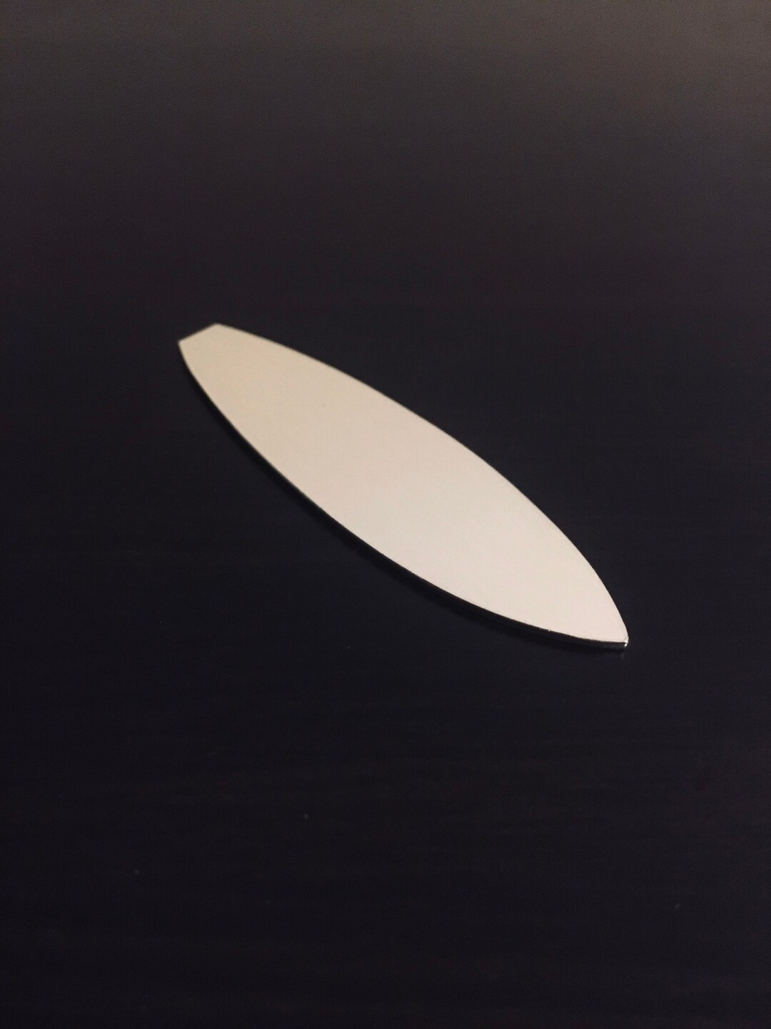 2 3/8" Surf Board HAND CUT Stamping Blank, Raw Aluminum Blank, Surfing ...