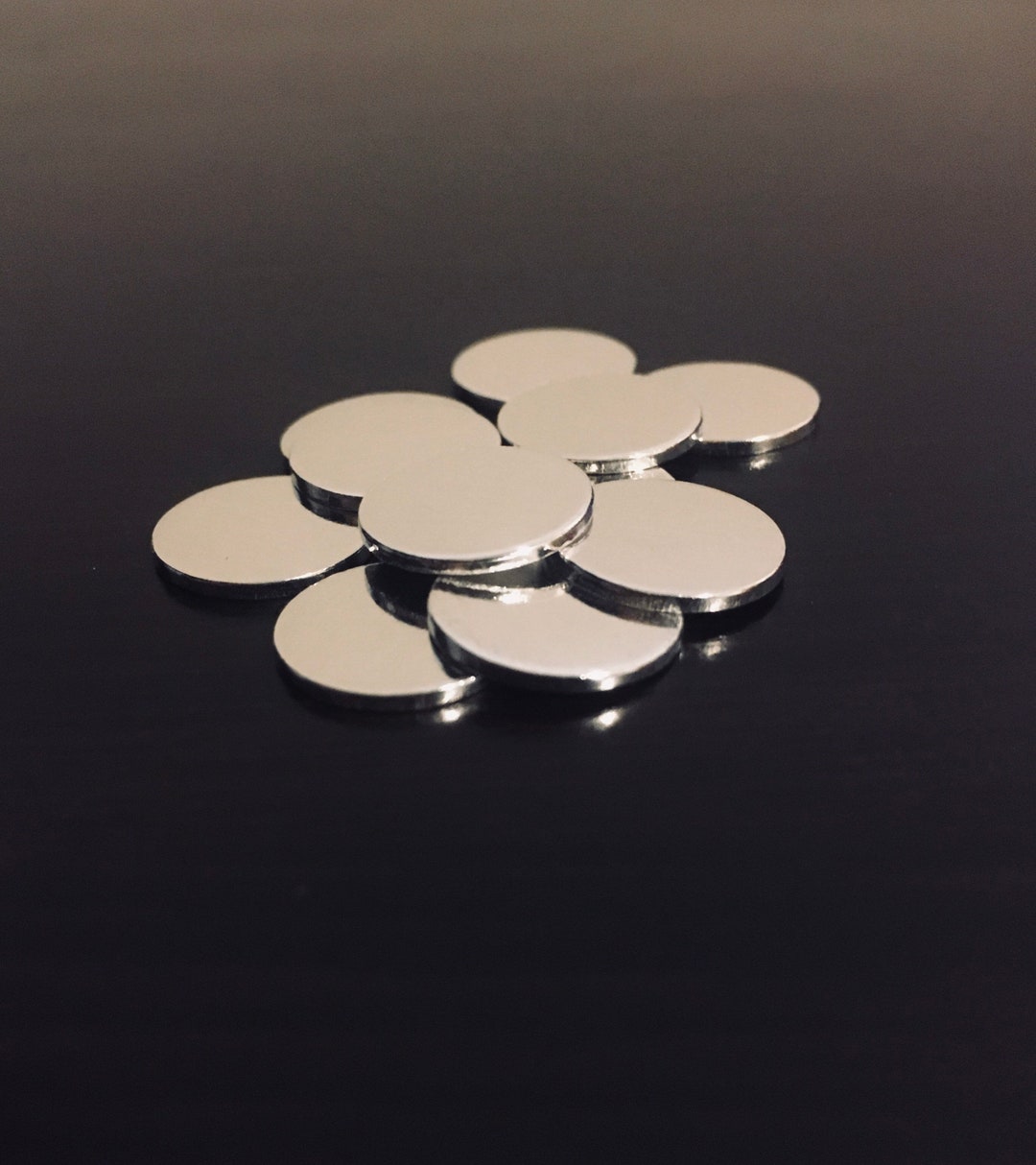5/8" Round Stamping Blanks, Raw Aluminum Blanks, 5/8 Inch Circle Blanks ...