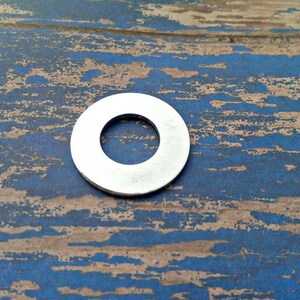 1" Washer With 1/2" Center Stamping Blanks, Raw Aluminum Blank, Washer ...
