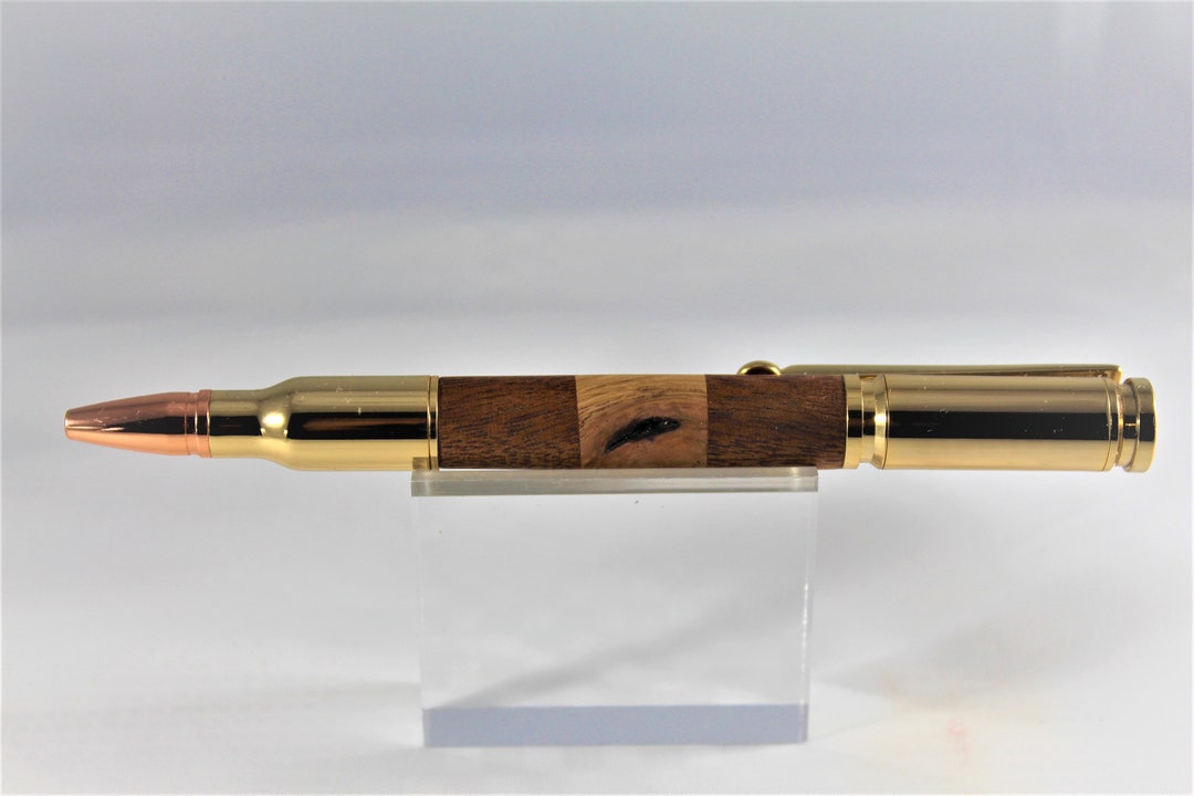 30cal Ballpoint Bullet (replica) Pen Made With White Oak and Honduran ...