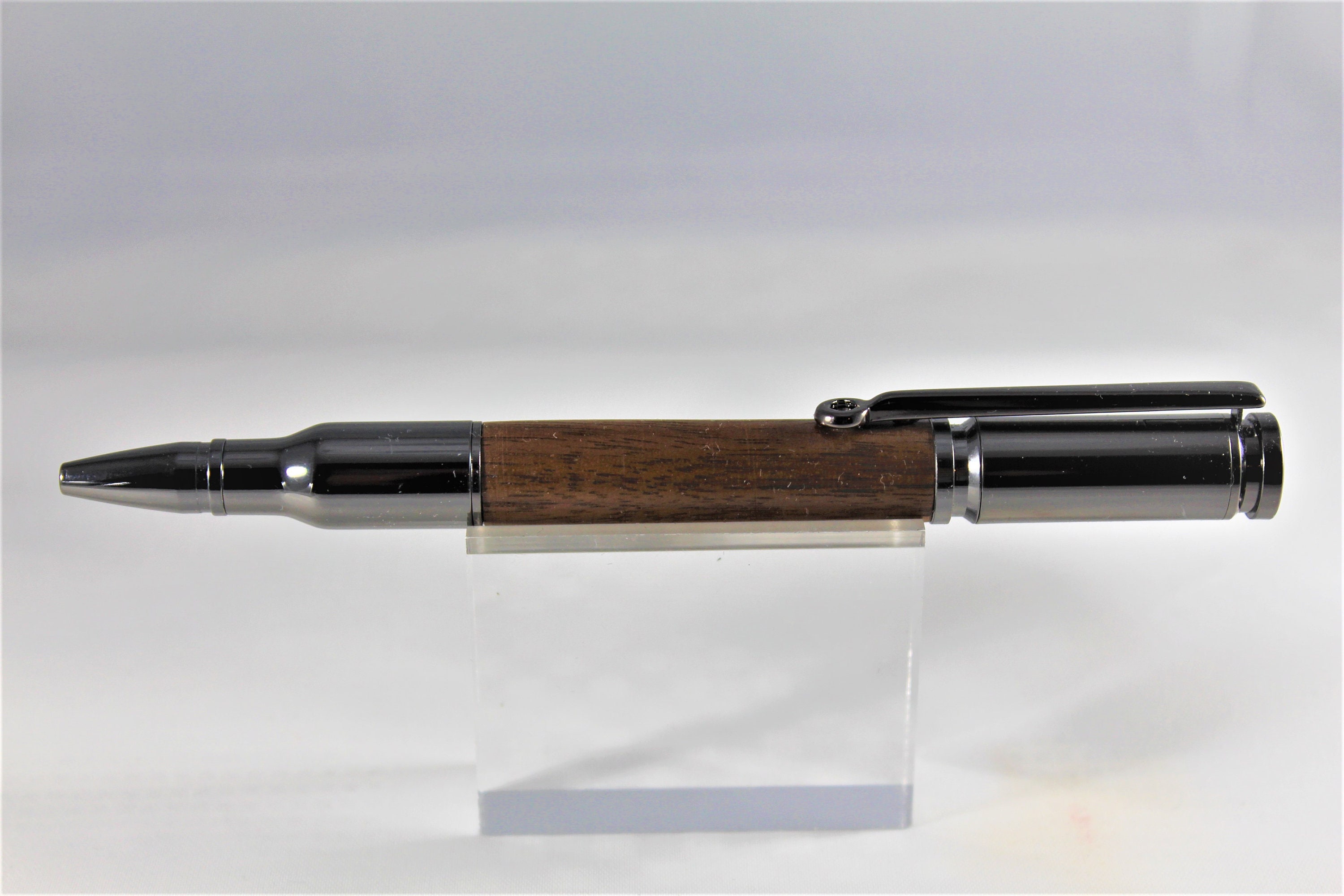 30cal Ballpoint Bullet replica Pen Made With Black Walnut - Etsy