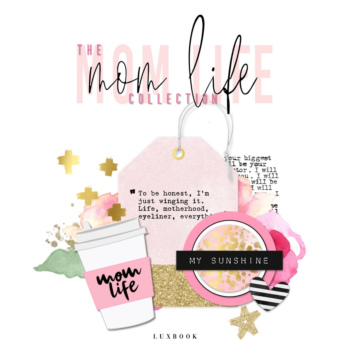 The Mom Life Collection by Luxbook Digital Planner Stickers - Etsy