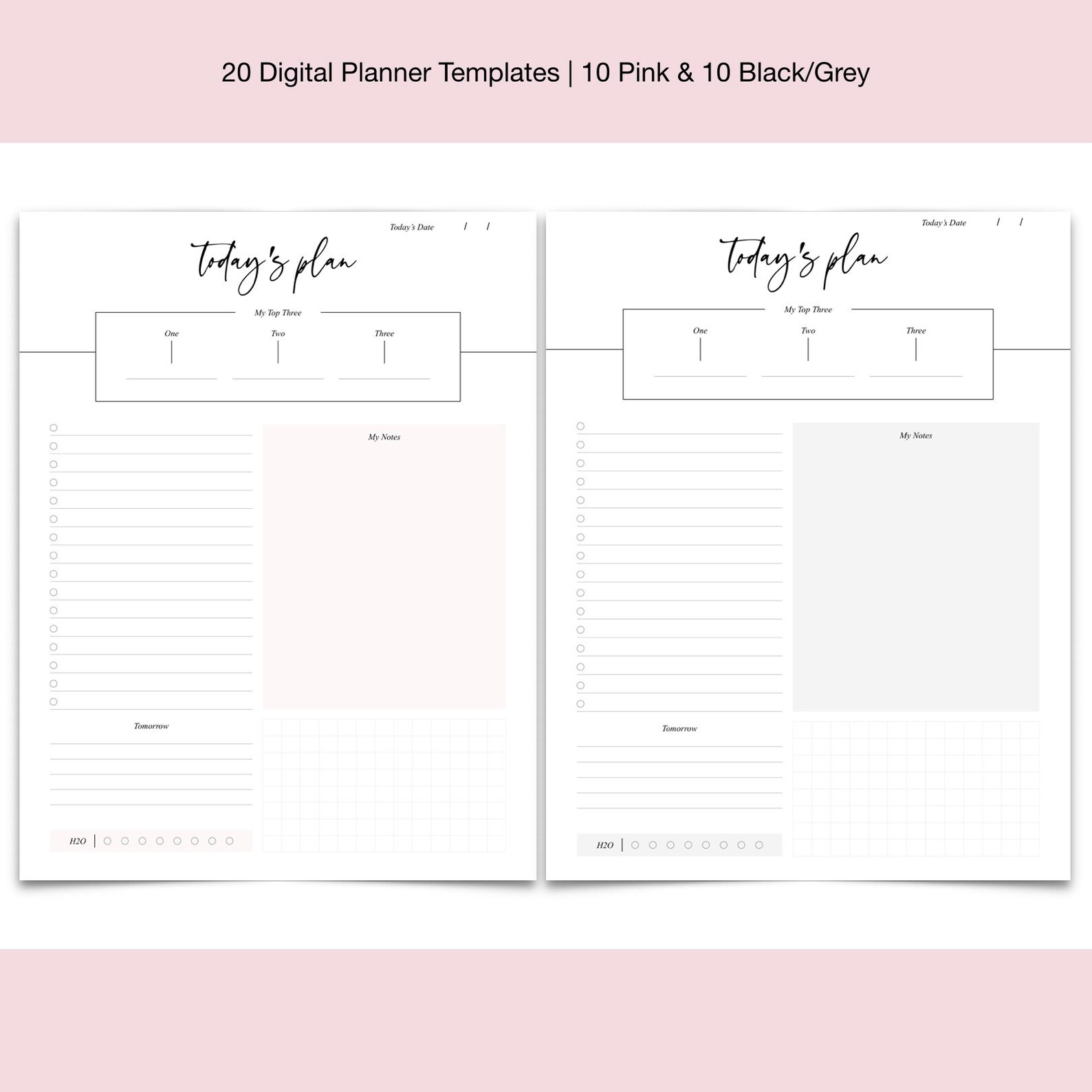 The Essentials Template Collection by Luxbook Digital Planner - Etsy