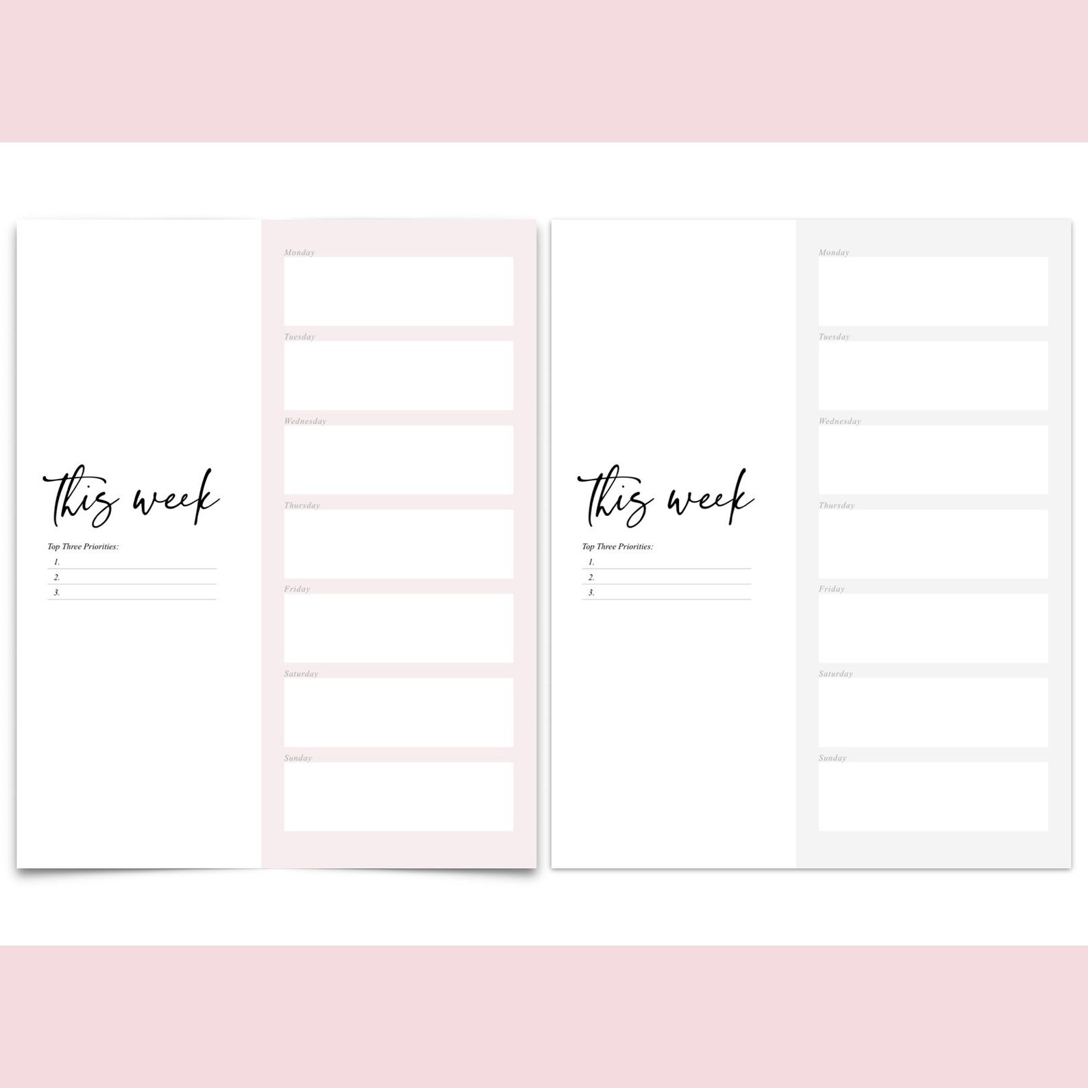 The Essentials Template Collection by Luxbook Digital Planner - Etsy