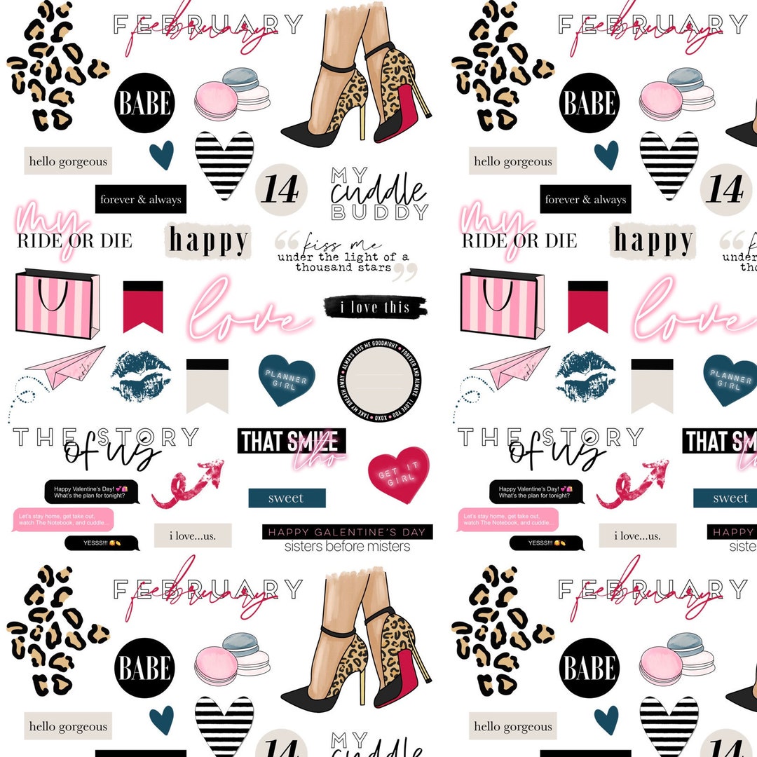 The Forever Collection by Luxbook, Digital Planner Stickers, Clipart ...