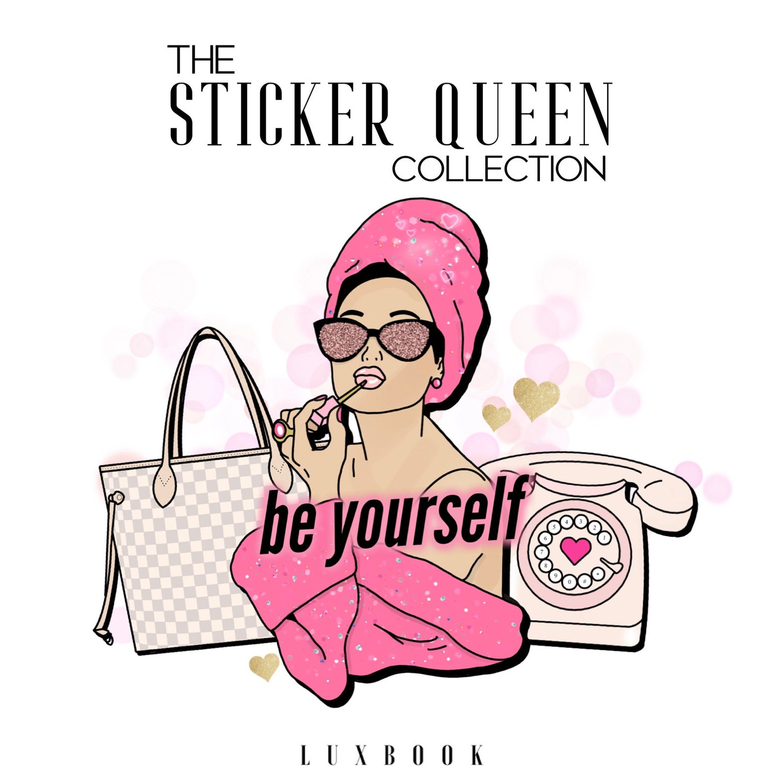 The Sticker Queen Collection by Luxbook, Goodnotes Stickers, Digital ...