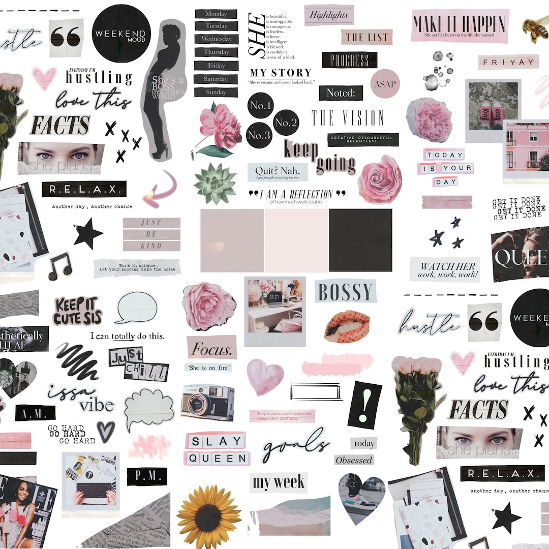 The Cover Girl Collection by Luxbook, Digital Planner Stickers ...