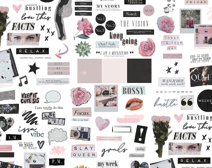 The Cover Girl Collection by Luxbook, Digital Planner Stickers ...